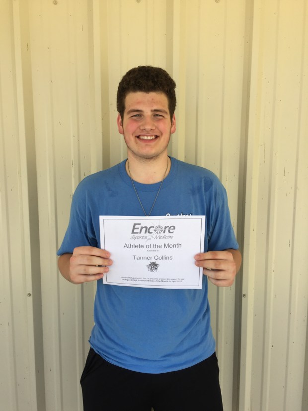 Tanner Collins – Athlete of the Month for Encore Rehabilitation-Vernon ...