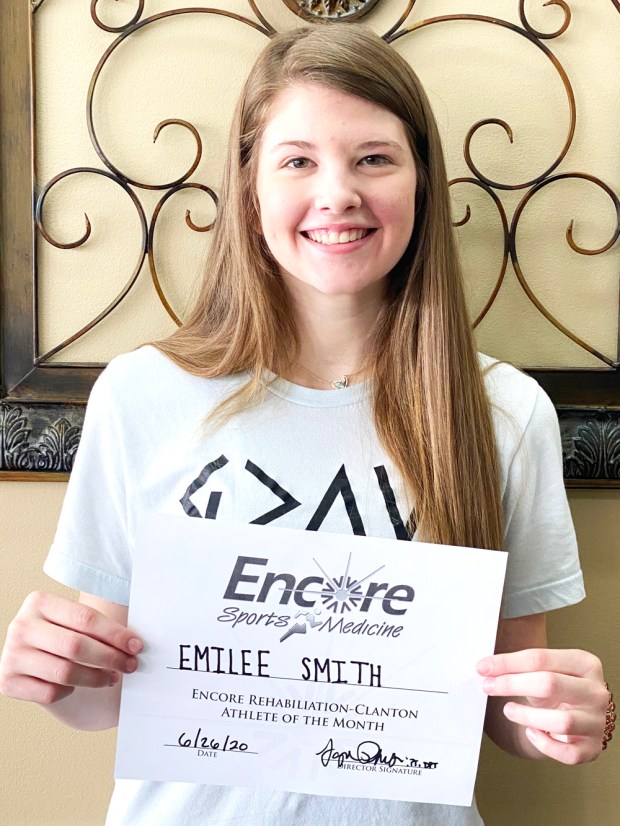 Emilee Smith – Athlete of the Month for Encore Rehabilitation-Clanton ...