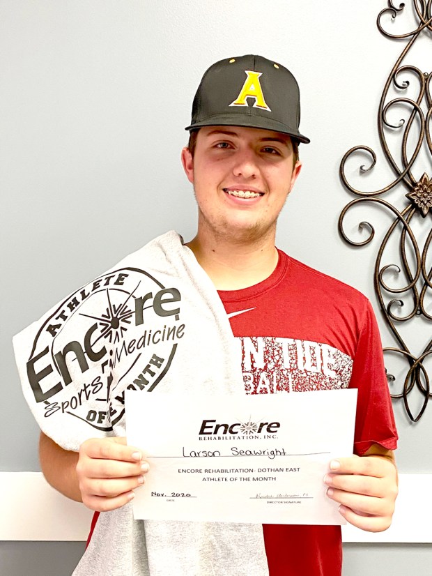 Larson Seawright is Athlete of the Month for Encore Rehabilitation ...