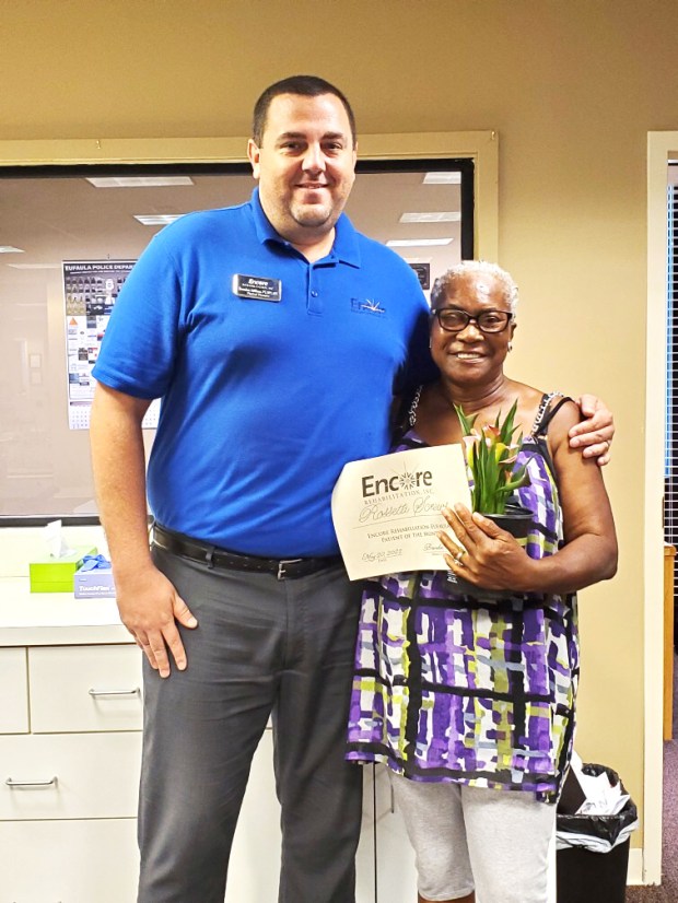 Ms. Rosetta Screws is Patient of the Month for Encore Rehabilitation ...