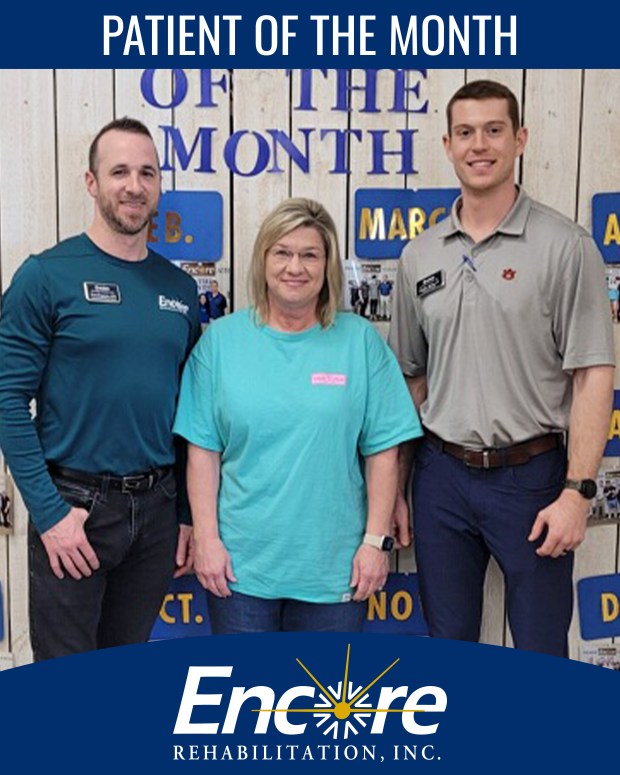 Ms. Brewer is Patient of the Month for Encore Rehabilitation-Moulton ...